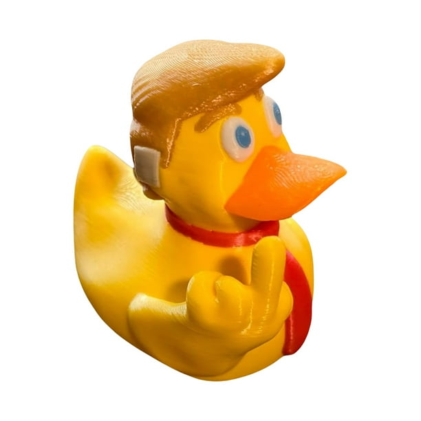 Pato Dedo Con Tirita en La Oreja Donald Trump Muñeca Lindo Amarillo ...