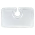 Clear Appetizer Plastic Plates Cup Holder Slot, 8-inch, 12-count ...