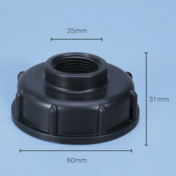 MYG 1 inch IBC Container Cap 1/2 3/4 Female Thread Adapter Lid S60x6 ...