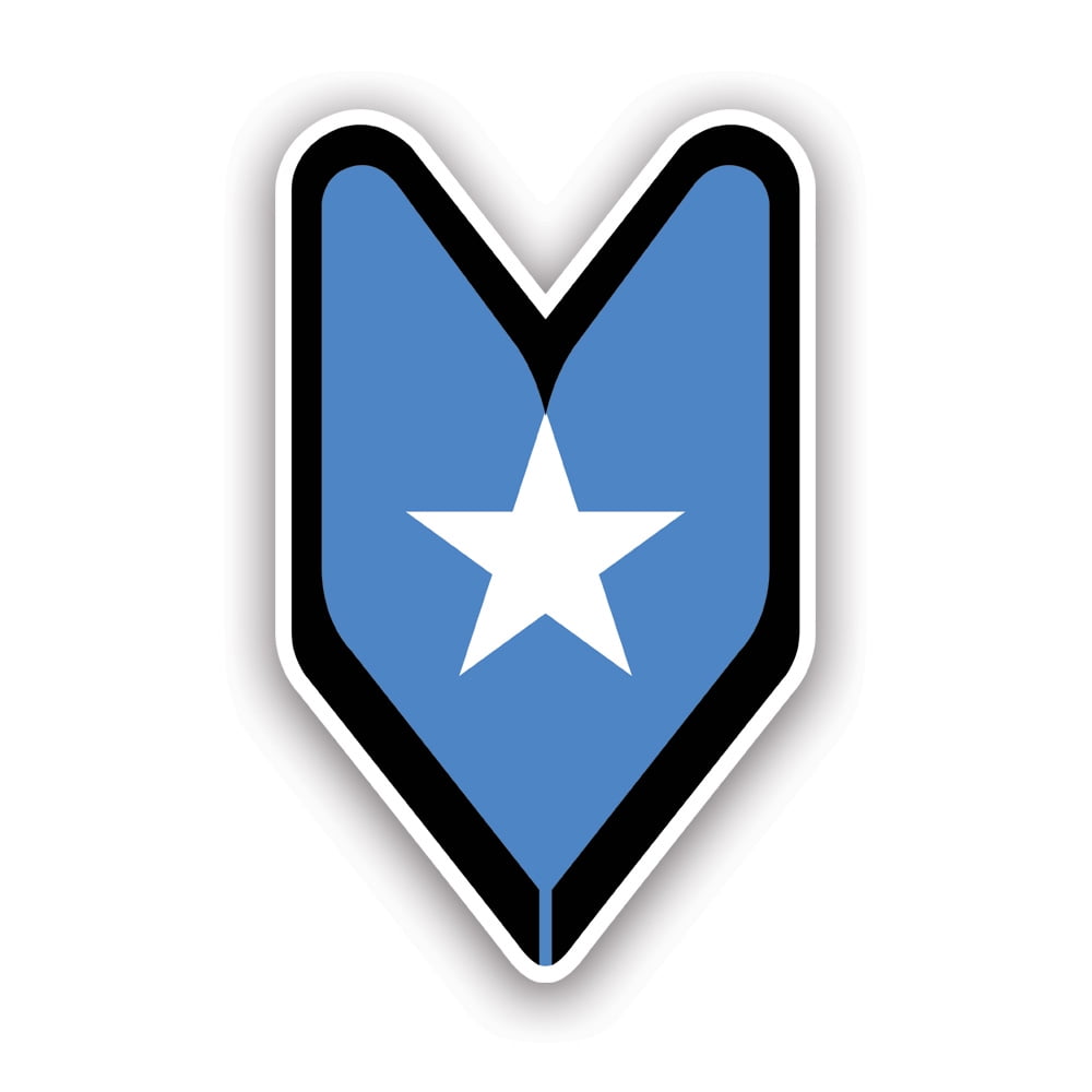 Somali Driver Badge Sticker Decal - Self Adhesive Vinyl - Weatherproof ...