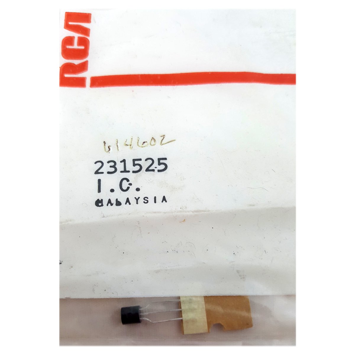 RCA VCR Replacement Part IC Integrated Chip Malaysia No. 231525 ...