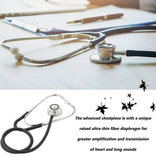 Double-sided Stethoscope Single Tube Doctors Nurse Cardiology ...
