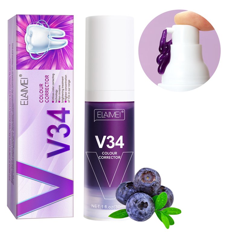Anti- Allergy Toothpaste, V34 Colourful Whitening, 48% OFF