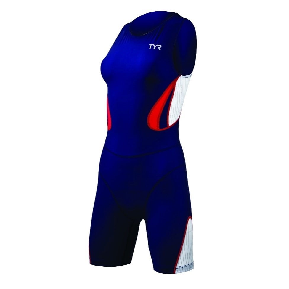 TYR Women's Carbon Zipper Back Short John Trisuit W/Pad - Walmart.com