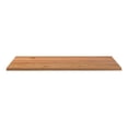Solid Oak Dining Table Top - Light Brown Rectangular - 70.9x39.4 Inch ...