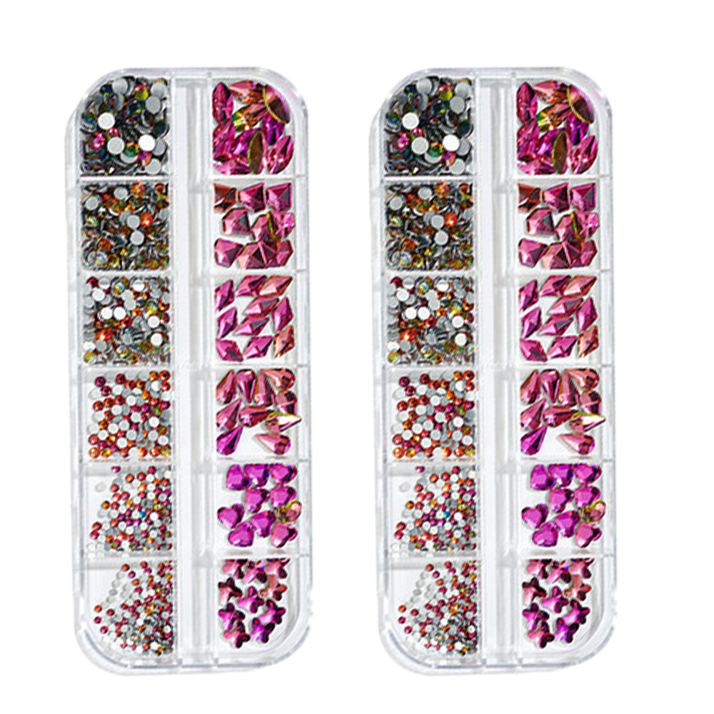 Multi Shapes Rhinestones Glass Diamonds for Nail Art Jewels Decoration ...
