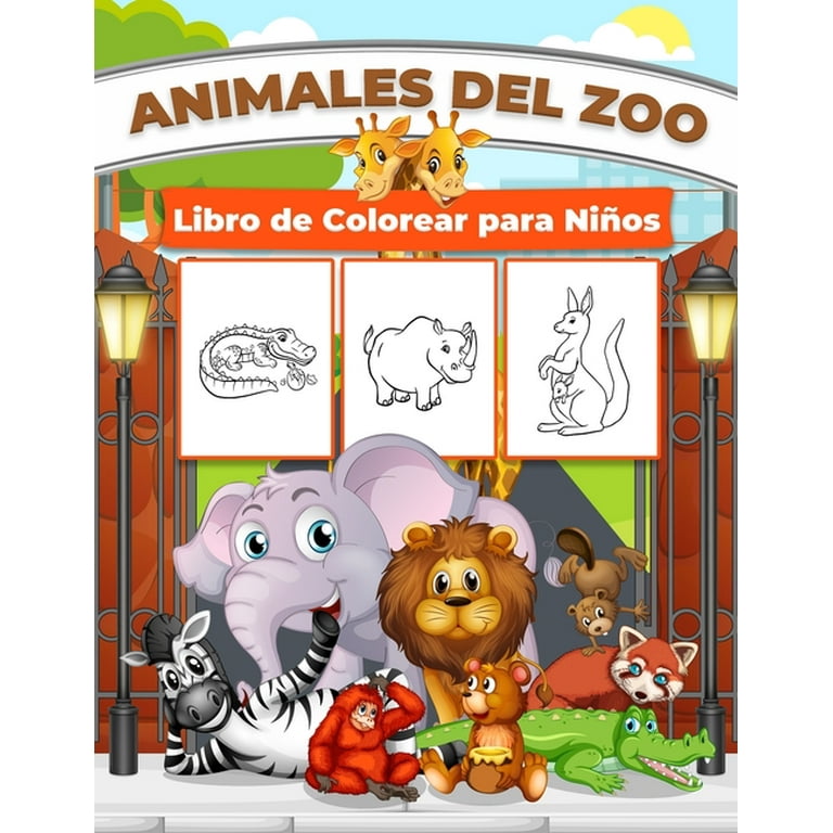 Dibujos De Animales Del Zoologico Para Colorear
