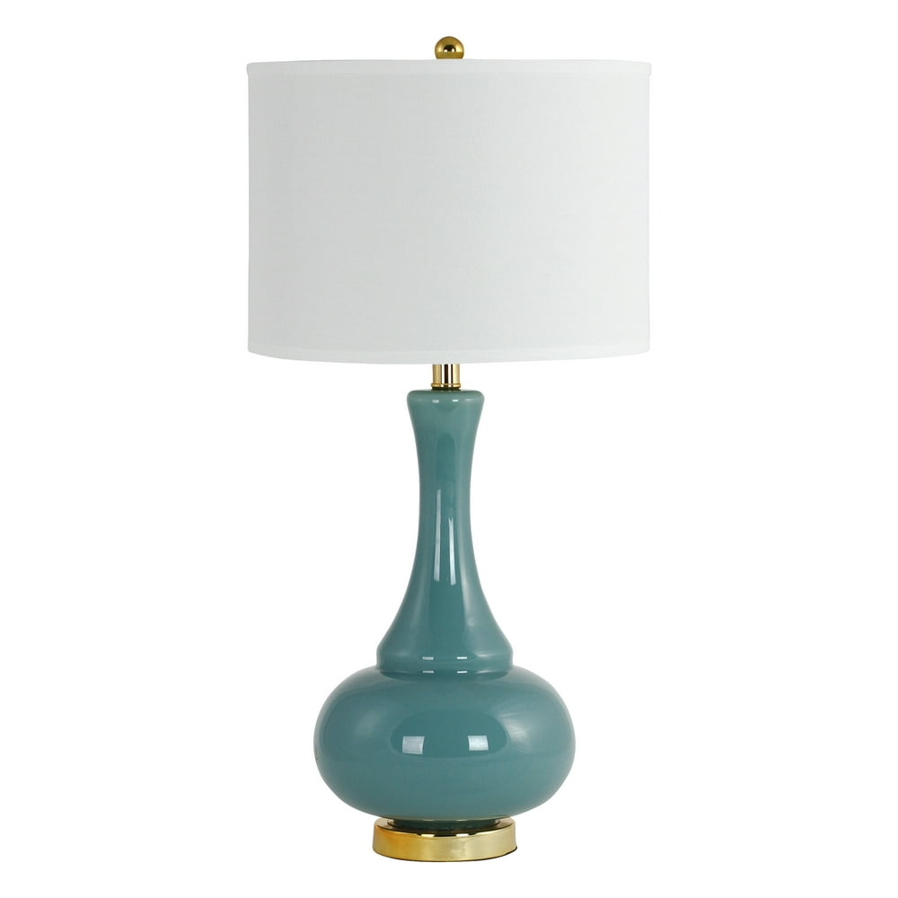 Adaliz Glass Table Lamp - Teal - Walmart.com - Walmart.com