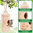 3 Pcs Hummingbird House Small Hummingbird Houses for Outside Wooden ...