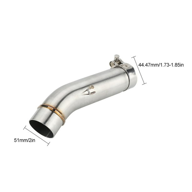 Exhaust Pipe Vent Pipe Motorcycle Pipe Exhaust Middle Link Pipe Exhaust ...