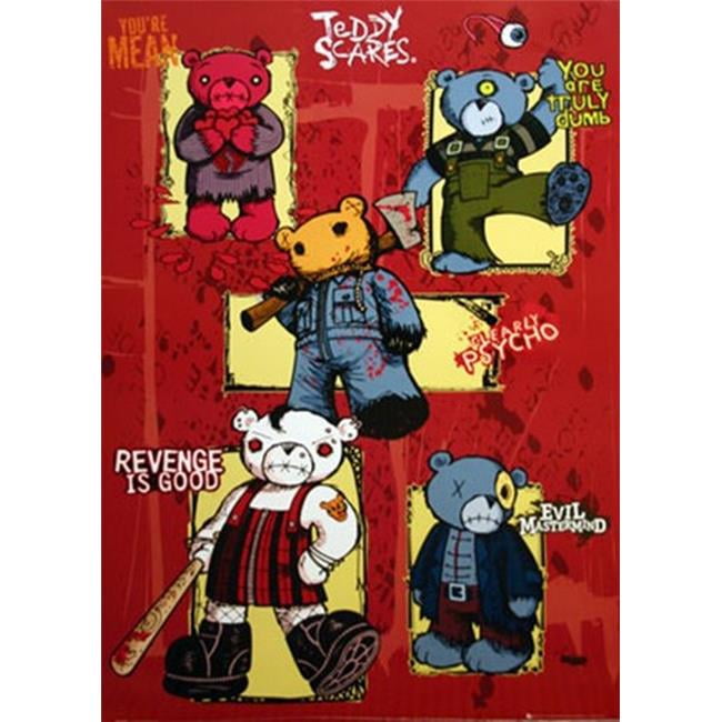 Poster Service GB Eye Teddy Scares Poster Print - 24 x 36 - Walmart.com