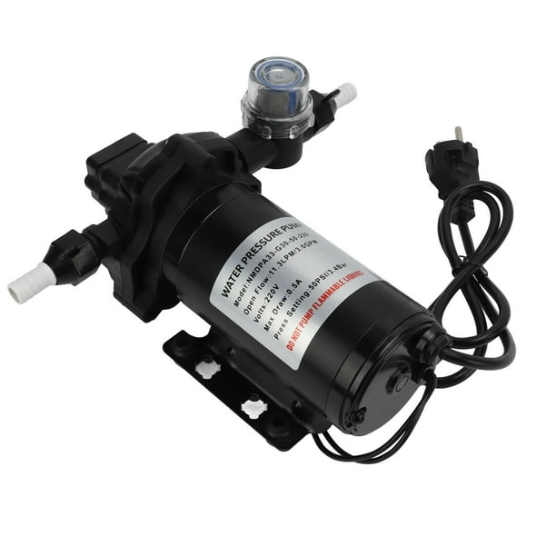 Water Diaphragm Pump,220V 11.3LPM 50PSI Water Self Priming Water Pump ...