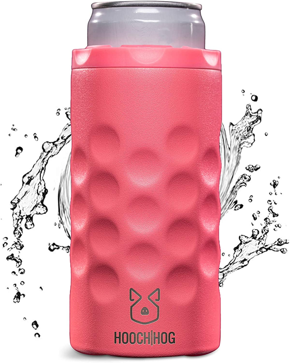 Hooch|Hog Slim Can Cooler - Insulated Stainless Steel Drink Sleeve Fits ...