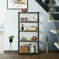 Bowoshen 70"x35"x16" 5-Tier Garage Shelving Unit, Boltless Metal Shelf ...