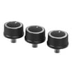 HVAC White Plastic Manual Damper Knob for 0.25 Inch Shaft Dampers ...