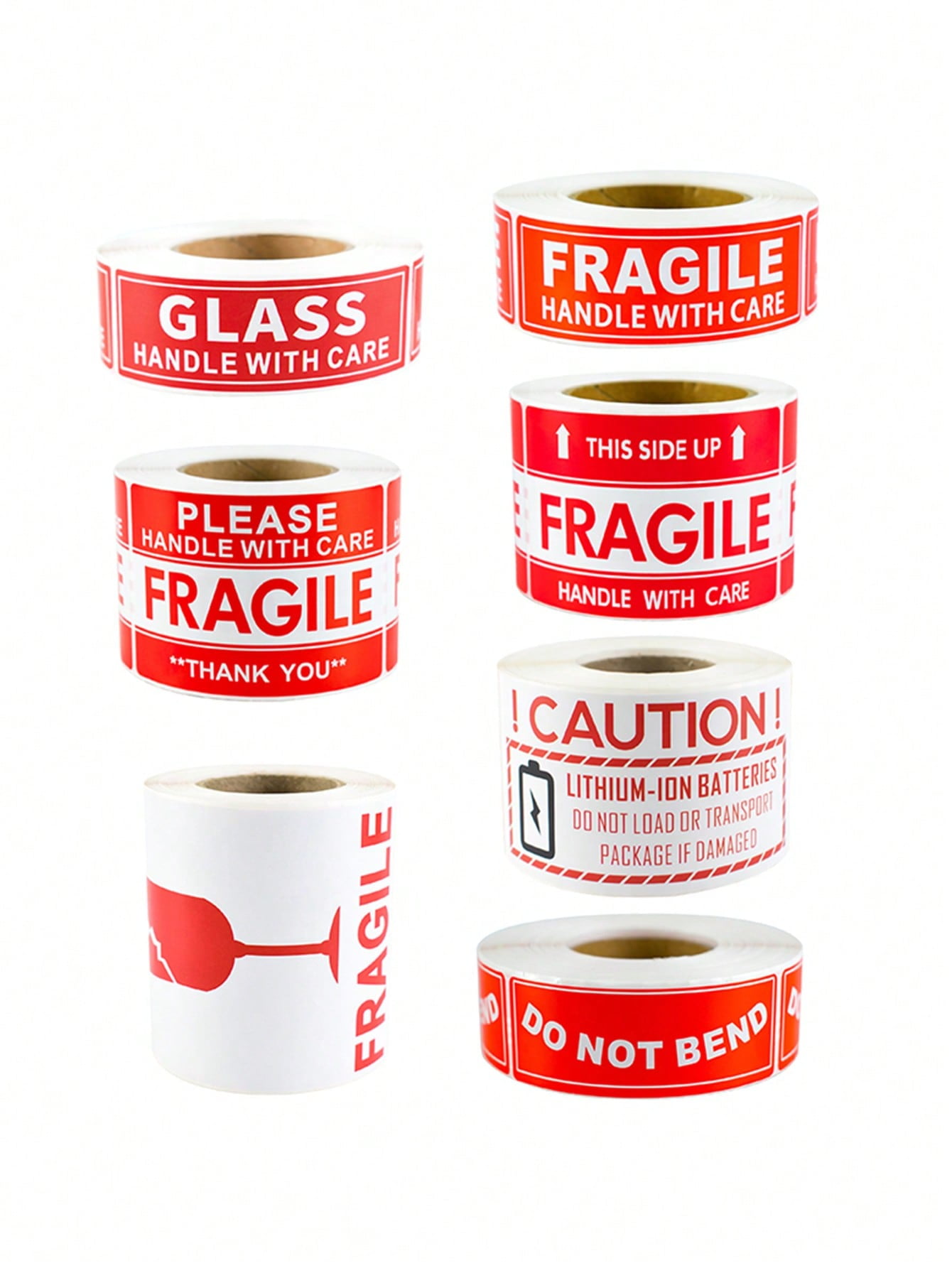 200/300pcs Fragile Stickers Warning Label Stickers The Goods Please ...
