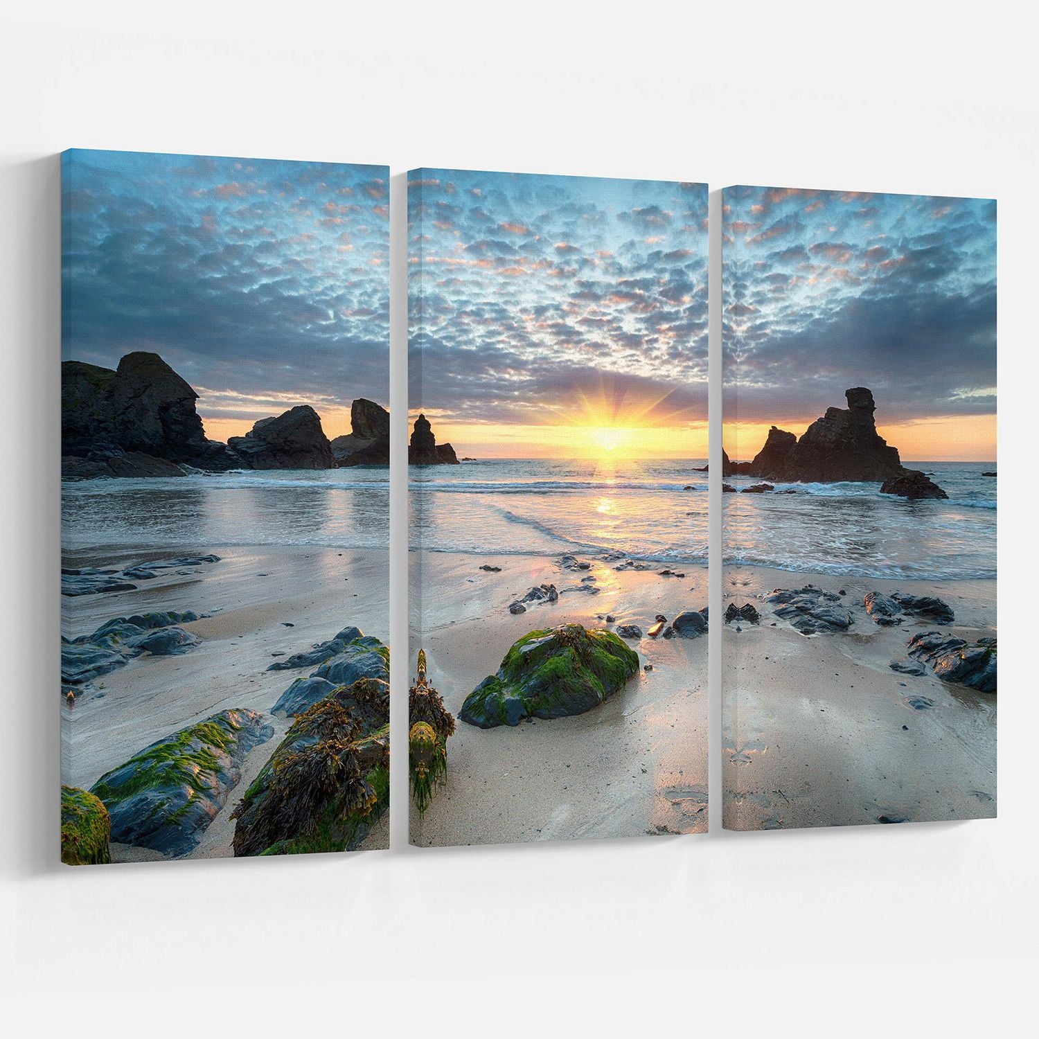 Click here for Designart Beautiful Porthcothan Bay Canvas Wall Ar... prices