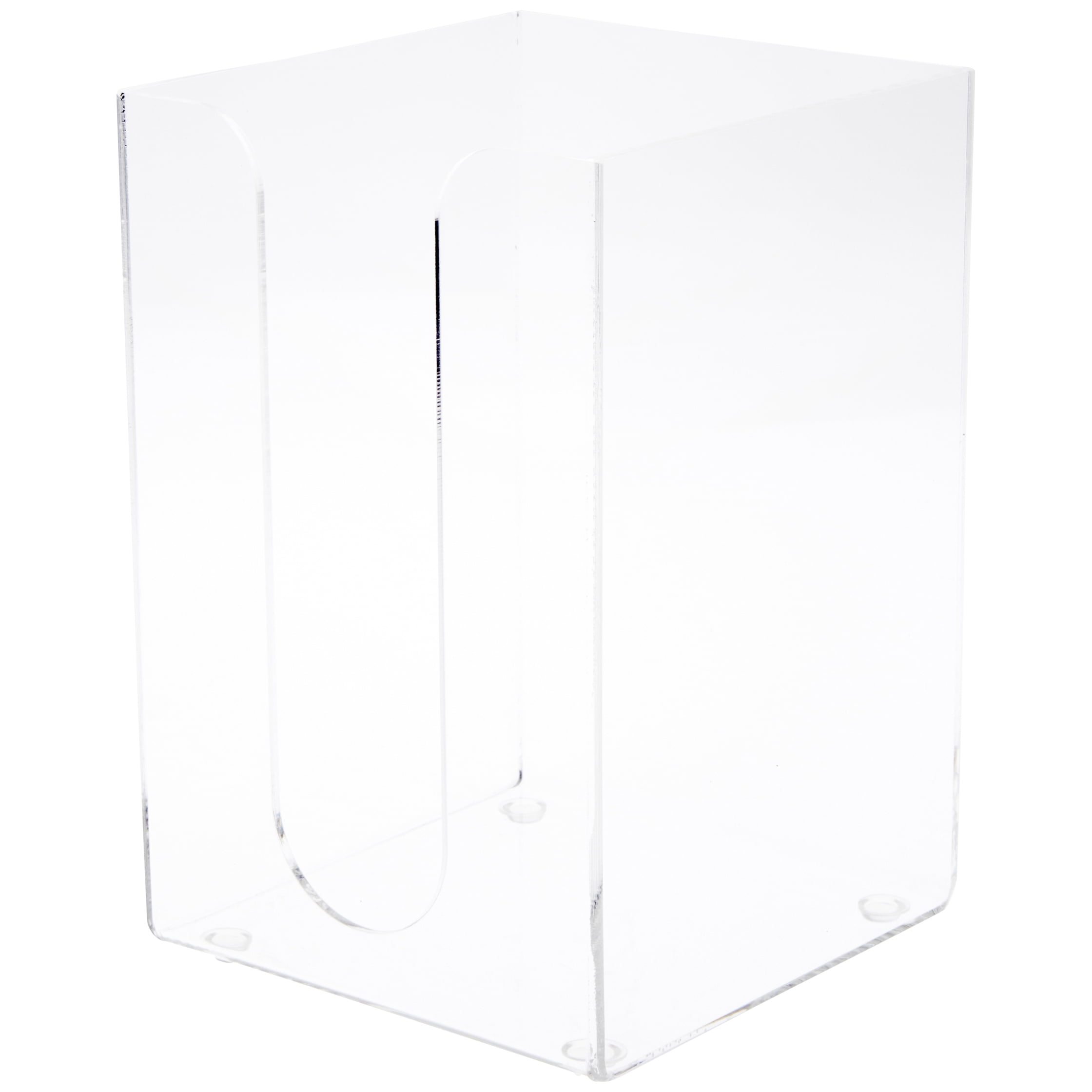 Plymor Clear Acrylic Tall-Stack Napkin Holder, 8.375" H x 5.5" W x 5.5 ...