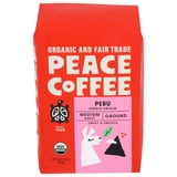 (Pack of 6), Peace Coffee Peru Single Origin — Ground, 12 oz - Walmart.com