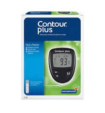 Glucómetro Kit Contour Plus Sistema para monitoreo de glucosa en sangre ...