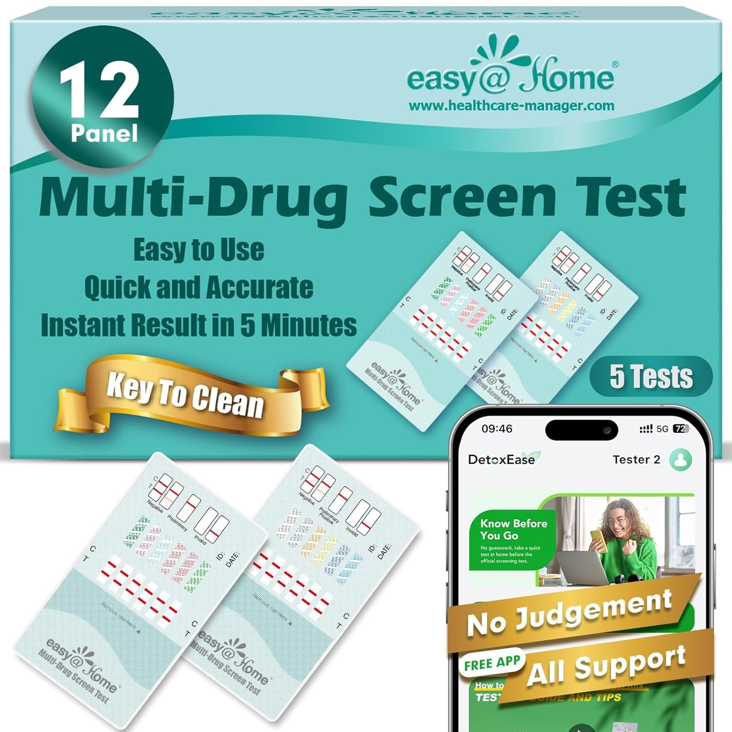 Click here for Easy@home 12 Panel Instant Urine Drug Test Kit  Mu... prices