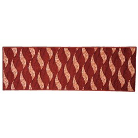 Qute Home Area Rugs 2x6-feet Non-Slip Rubber Backed Runner Rug | Grey ...