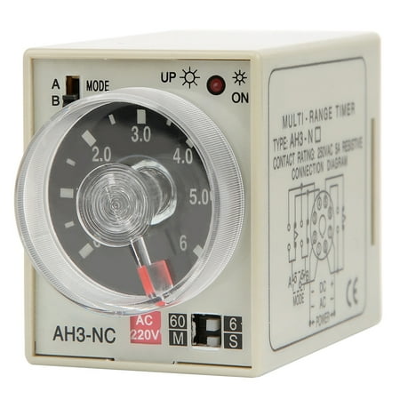 On Delay Time Relay, 2 Switching Modes Multi Time Period Power On Delay ...