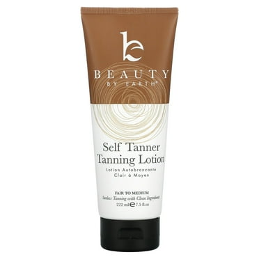 Beauty by Earth Self Tanner Face Mist - Fair to Medium Fake Tan Sunless ...
