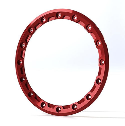 BULLITE BEADLOCK RING 15" RED - Walmart.com