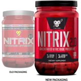 BSN Nitrix 2.0 Advanced Strength Muscle Builder Supplements, Amino ...
