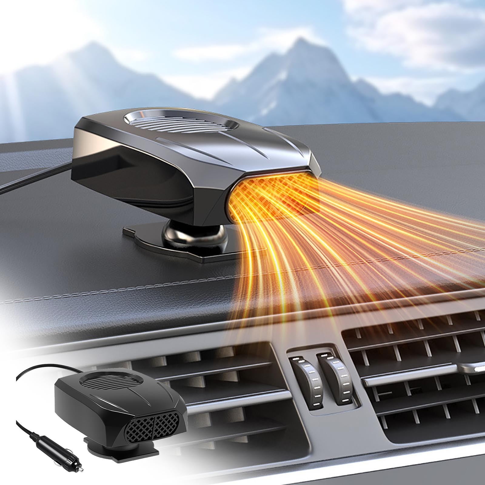 Click here for Onikri Car Mounted Heater With 12v Speed Heating A... prices