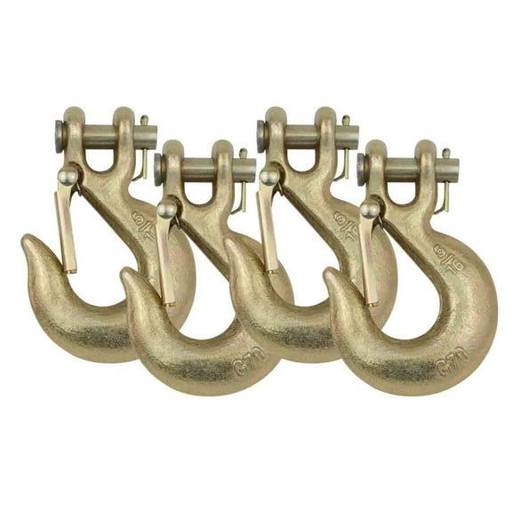 3/8" Grade 80 Clevis Cradle Grab Hooks w/Pins | Tow Hooks with Clevis ...