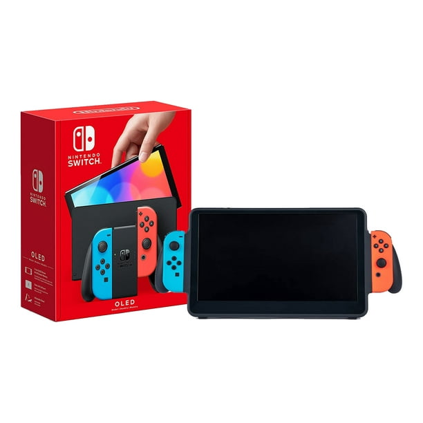 Nintendo Switch OLED Neon Red/Blue Joy-Con with UpSwitch ORION 11.6 ...