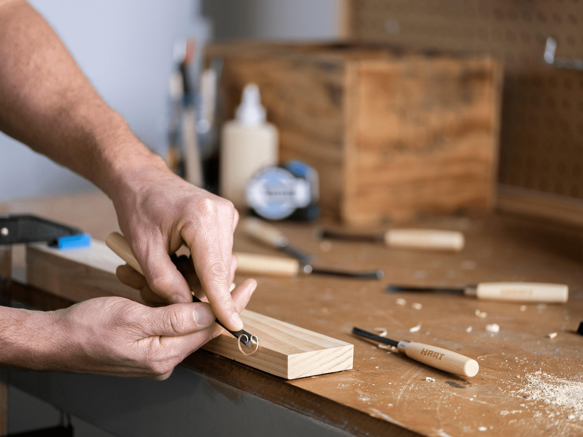 Buy HART 6-Piece Carving Set, Natural Wood Handles Online at Lowest ...