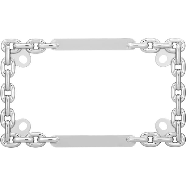 Cruiser Accessories MC Chain License Plate Frame (Chrome) - Walmart.com