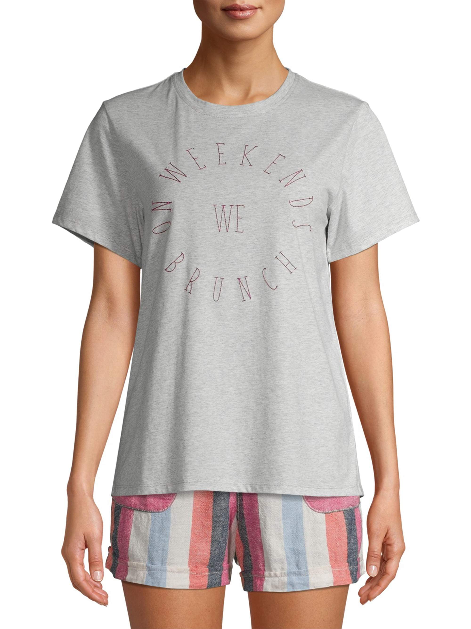 Time and Tru Women's Graphic T-Shirt - Walmart.com