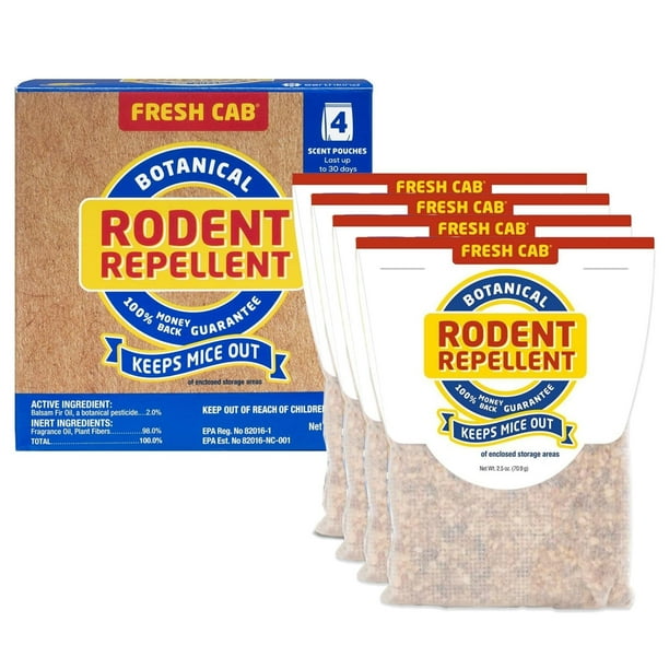 Repelente de roedores EarthKind Fresh Cab, paquete de 6, 1 cápsula ...