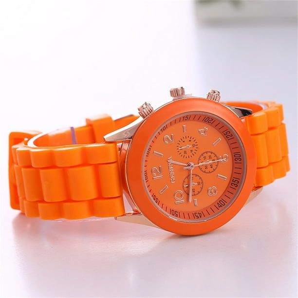 Reloj de cuarzo para mujer, relojes de moda para mujer, reloj redondo ...