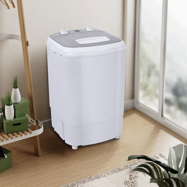 Mini Compact Portable Washing Machine,Semi-Automatic Compact Twin Tub ...