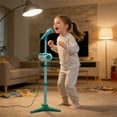 Kids Bluetooth Karaoke Machine with Adjustable Stand, 5-in-1 Karaoke ...