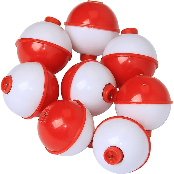 Fishing Buoy Set on Red/White Fishing Buoy Snap Hard ABS Buoy Button ...