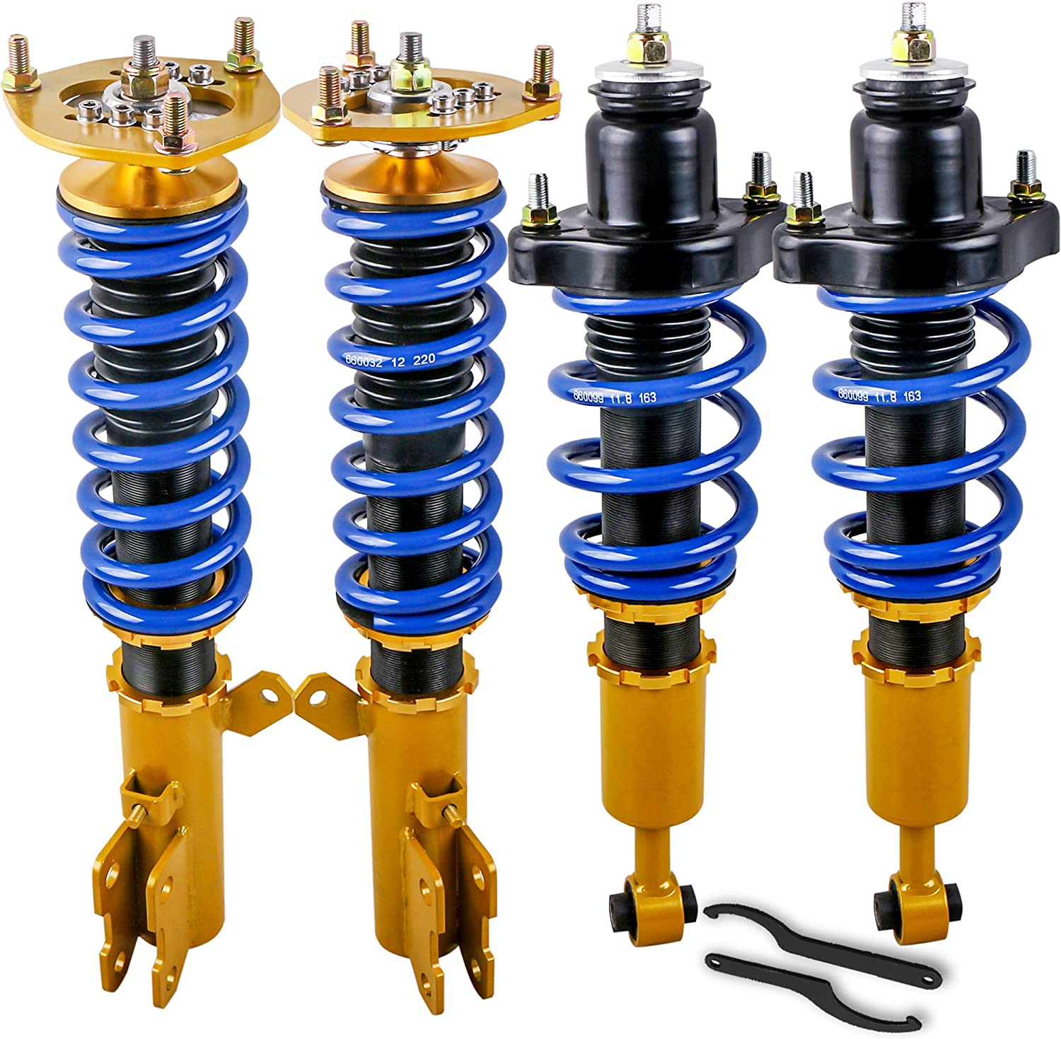 Maxpeedingrods Coilovers Coils Kit for Mitsubishi Lancer DE Sedan 4 ...