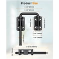 Fountwell 2.36 Inch Stainless Steel Loop Lock for Sliding Patio Door ...