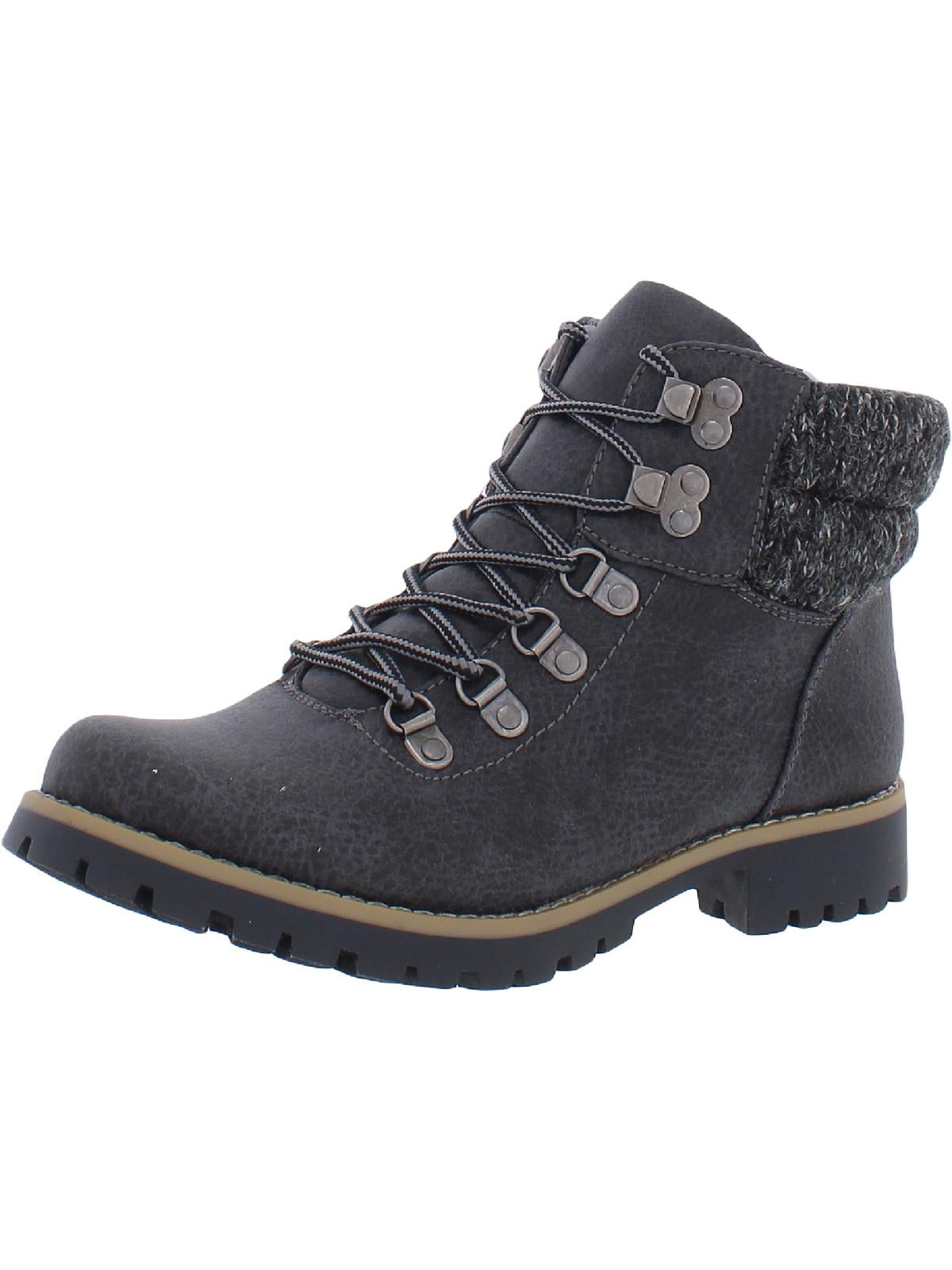 Cliffs by White Mountain Womens Pathfield Leather Lace-Up Ankle Boots ...