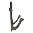 Cast Iron Rustic Sailor Nautical Marine Sea Ship Anchor 2 Pegs Double Wall Hook - Walmart.com