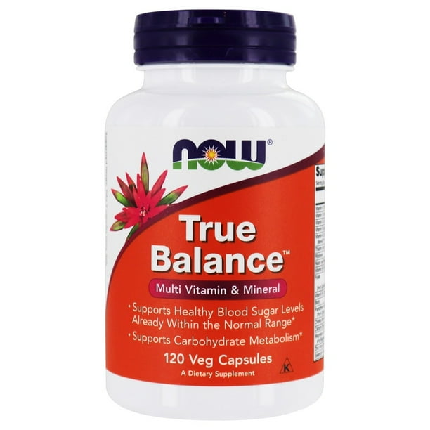 NOW Foods - True Balance Multi Vitamin & Mineral - 120 Vegetable ...