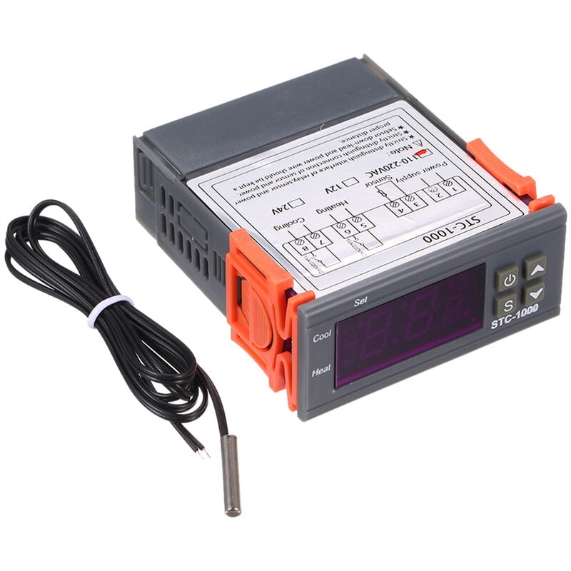 Controlador de temperatura digital STC-1000, termostato de enfriamiento ...