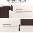 DIFY Outdoor Roller Shade Blinds, Patio Roll Up Shades, Exterior Roller ...