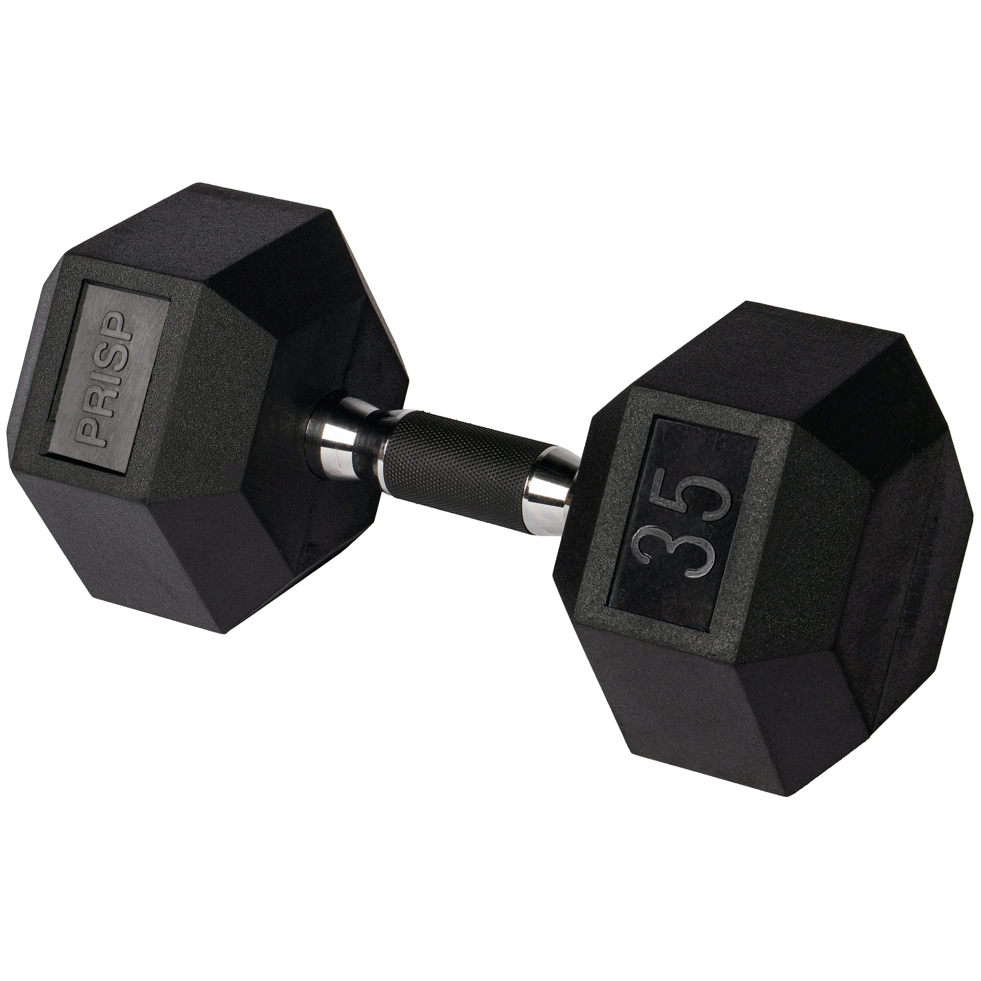 Click here for Prisp Rubber Encased Hex Dumbbell - Cast Iron Hand... prices
