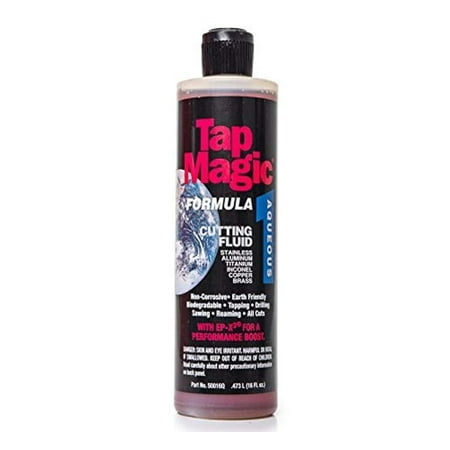 Tap Magic 50016Q Formula 1 Aqueous Cutting Fluid, 16 oz. Size | Walmart ...